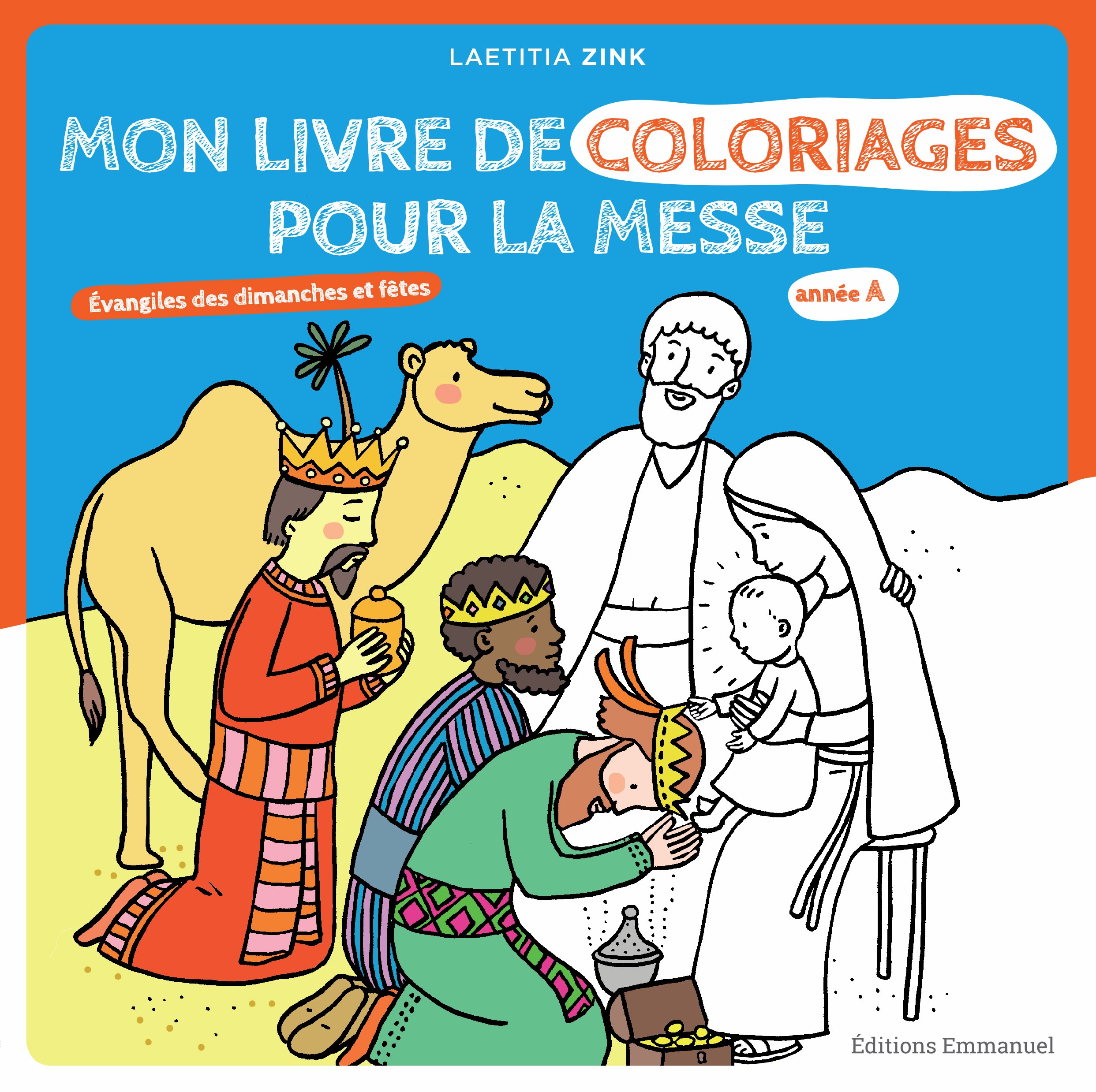Mon livre de coloriages pour la messe Année A | Éditions Emmanuel